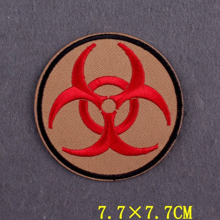 Resident Evil 'Biohazard | Round' Embroidered Patch — Little Patch Co