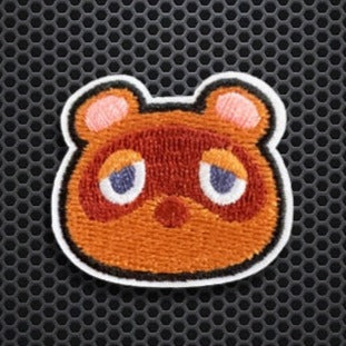 Animal Crossing 'Tom Nook | Head' Embroidered Patch — Little Patch Co