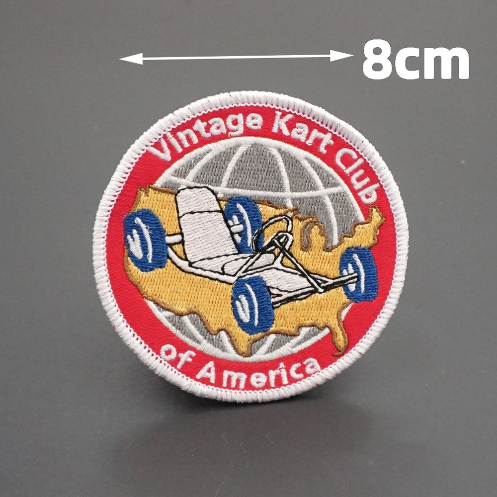 Vehicles 'Vintage Kart Club of America' Embroidered Patch – Little Patch Co