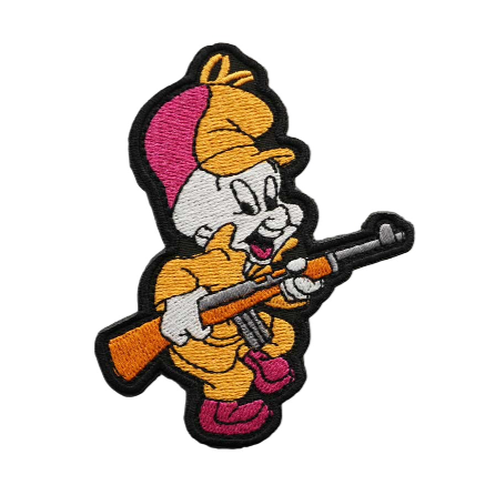 Looney Tunes 'Tactical Elmer Fudd | Jolly' Embroidered Velcro Patch ...