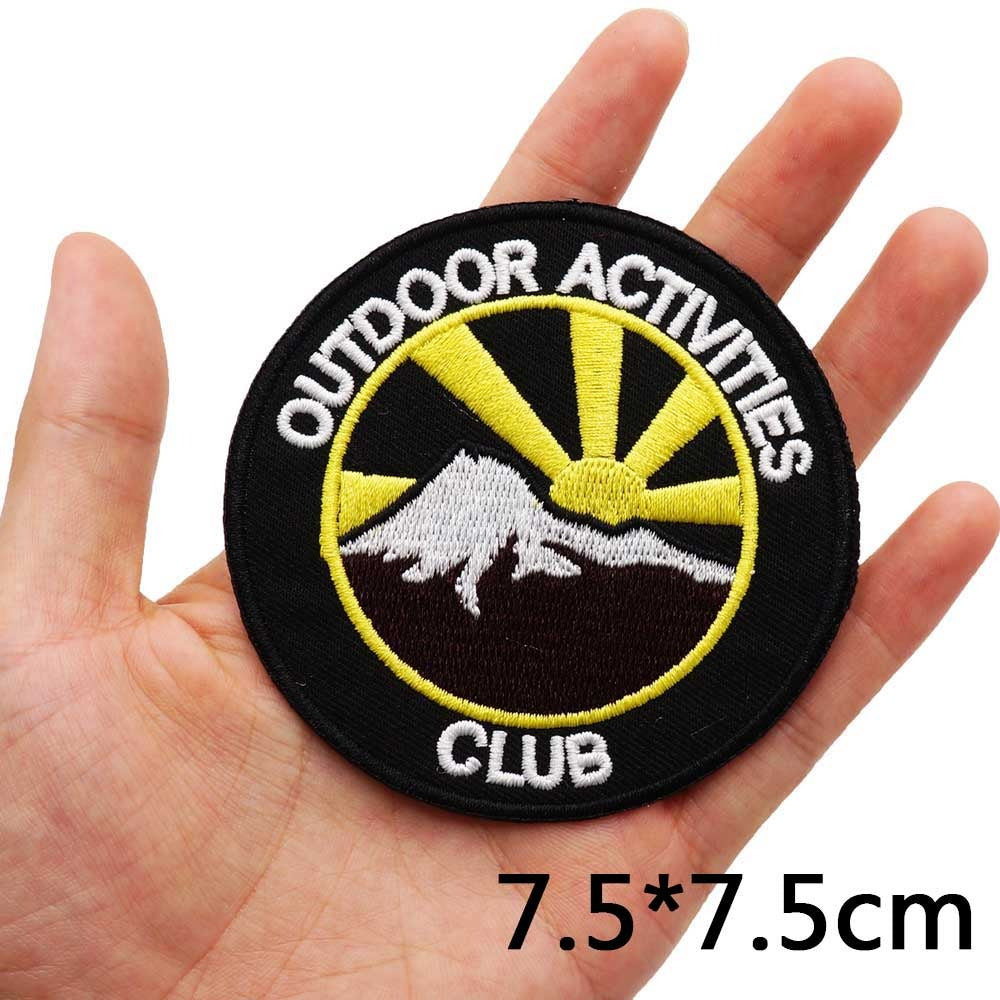 Outdoor Activities Club Embroidered Patch – Little Patch Co