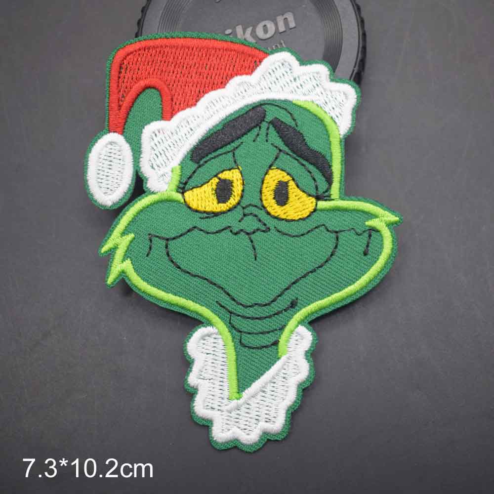 The Grinch 'Grinch | Christmas Hat' Embroidered Patch – Little Patch Co