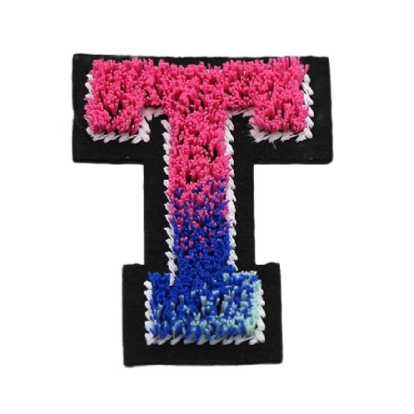 Tricolor 'Letter T' Embroidered Patch – Little Patch Co
