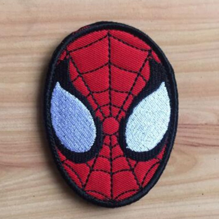 Spider-Man 'Face' Embroidered Velcro Patch – Little Patch Co