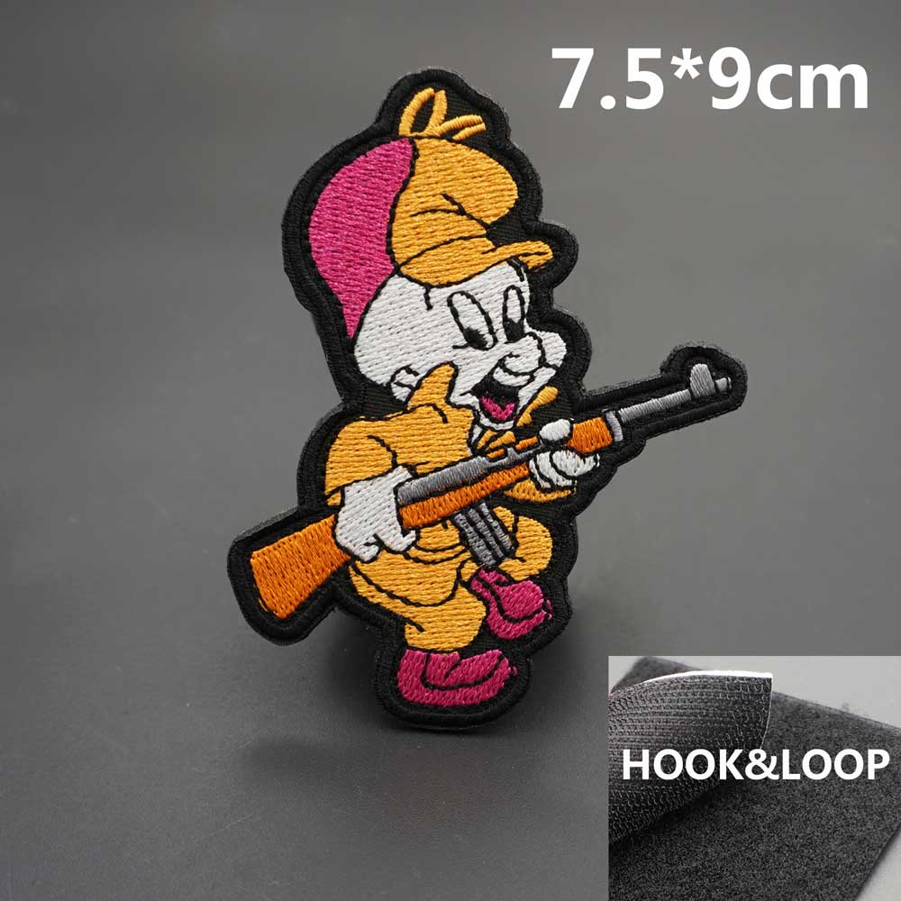 Looney Tunes 'Tactical Elmer Fudd | Jolly' Embroidered Velcro Patch ...