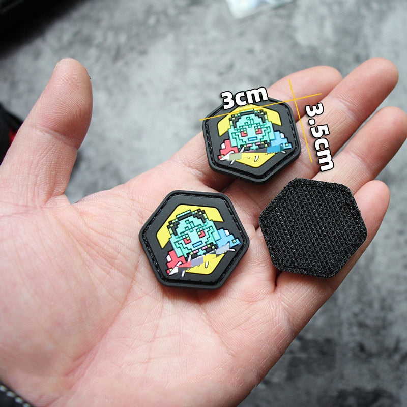 Cyberpunk: Edgerunners 'Rebecca' PVC Rubber Velcro Patch – Little Patch Co