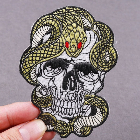 Snake Embroidered Patches – Little Patch Co