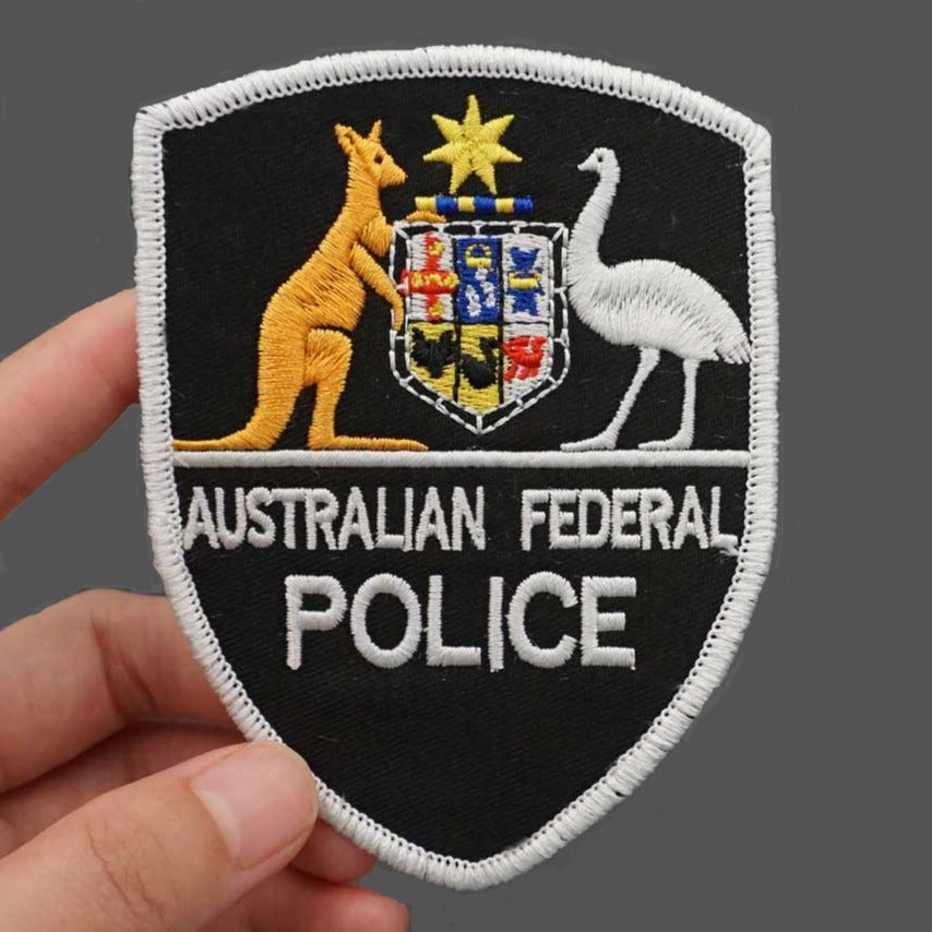 Emblem 'Australian Federal Police | Coat of Arms' Embroidered Velcro P ...