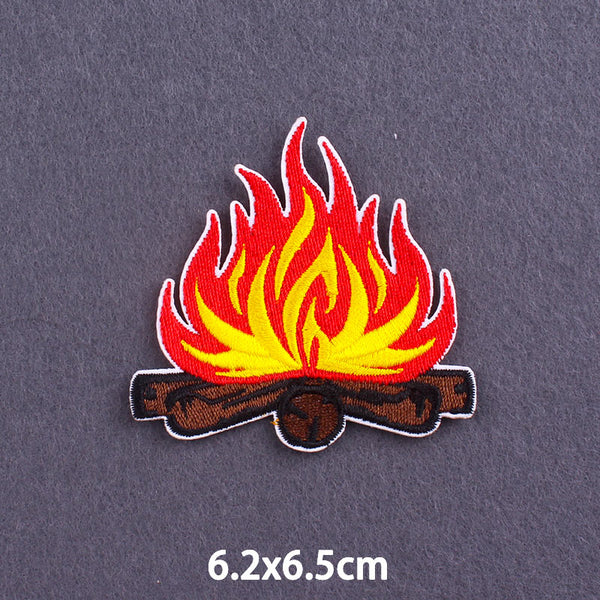 Camping 'Campfire' Embroidered Patch