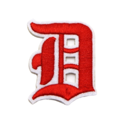 Gothic Font 'Letter D' Embroidered Patch – Little Patch Co