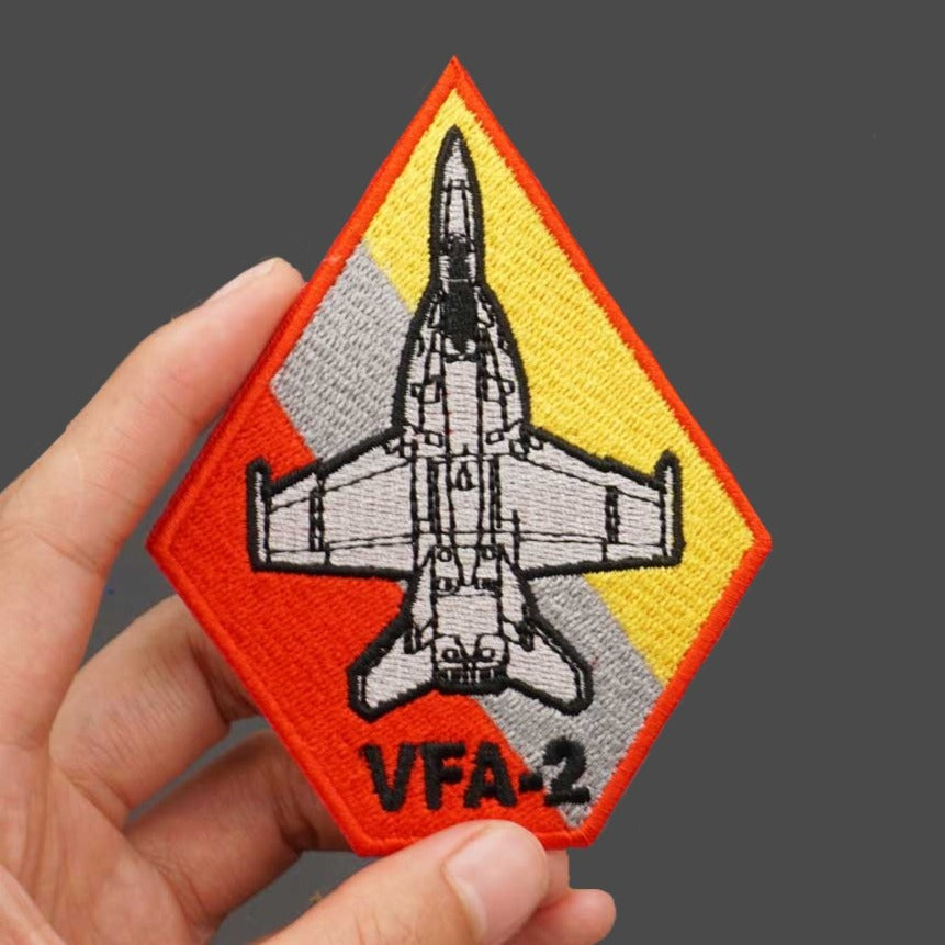 Military Tactical 'VFA-2' Embroidered Velcro Patch – Little Patch Co