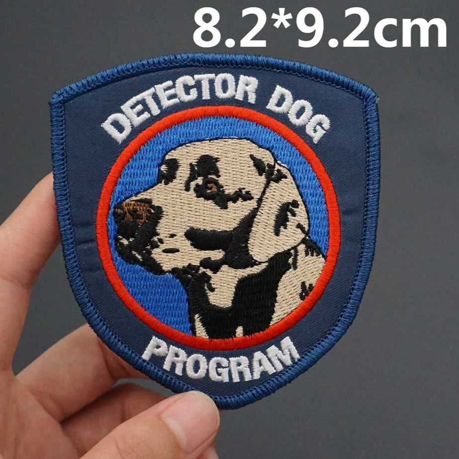 Military Tactical 'Detector Dog Program' Embroidered Patch – Little ...