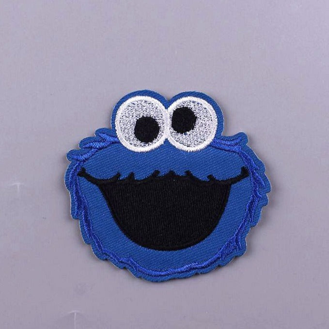 Sesame Street 'Cookie Monster | Head' Embroidered Patch – Little Patch Co