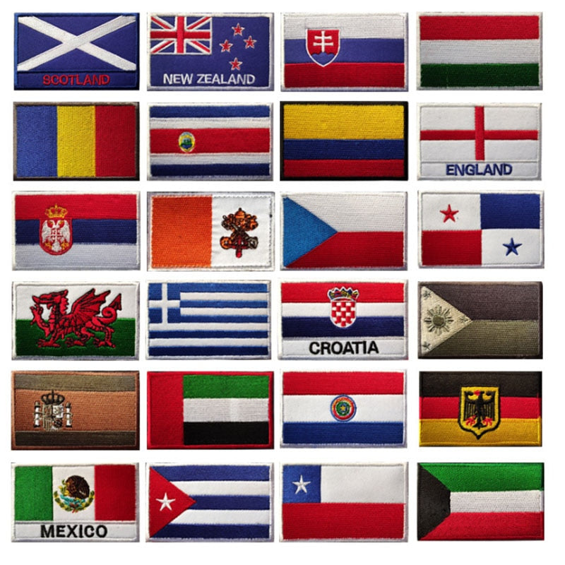 Panama Flag Embroidered Velcro Patch – Little Patch Co