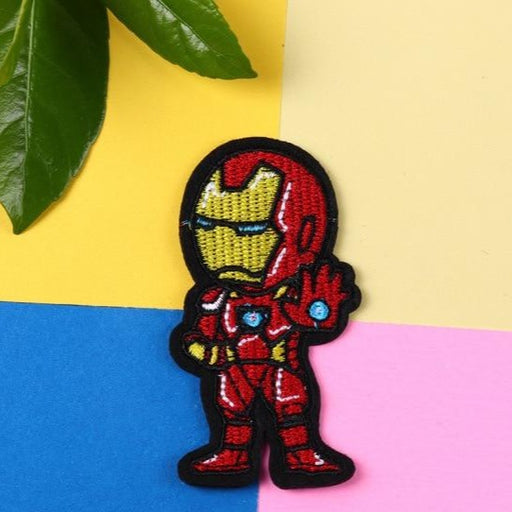 Iron Man Embroidered Patches — Little Patch Co