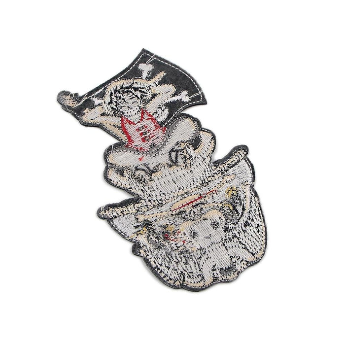 One Piece 'Monkey D. Luffy | Chillin' Embroidered Patch — Little Patch Co