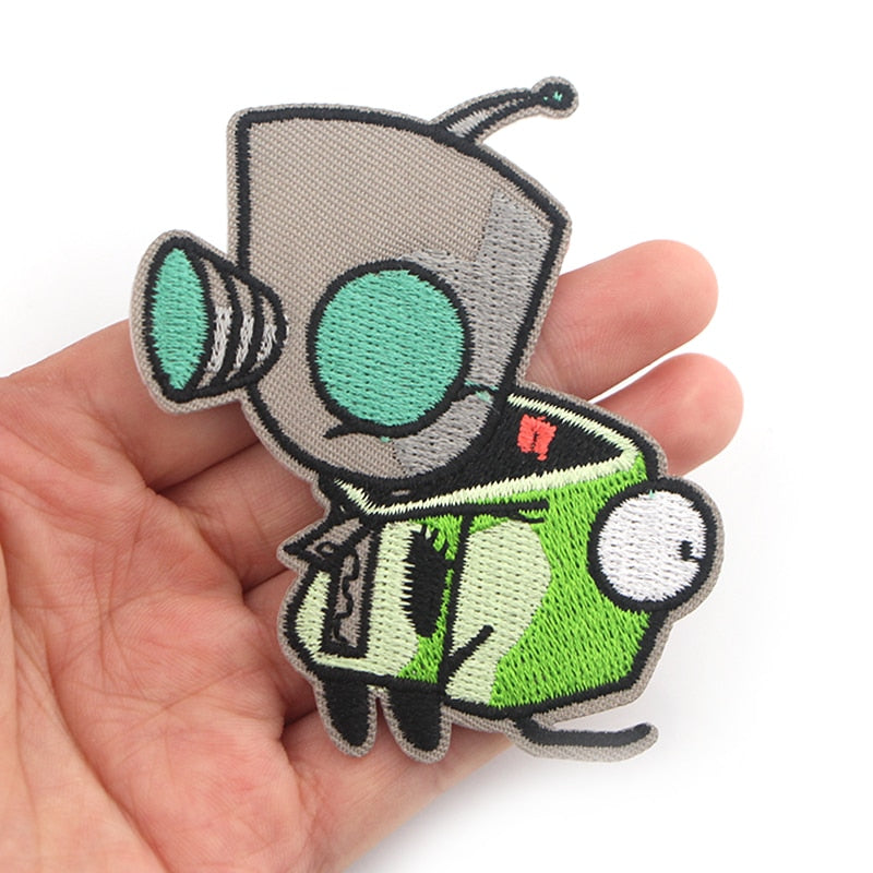 Invader Zim 'Gir' Embroidered Patch – Little Patch Co