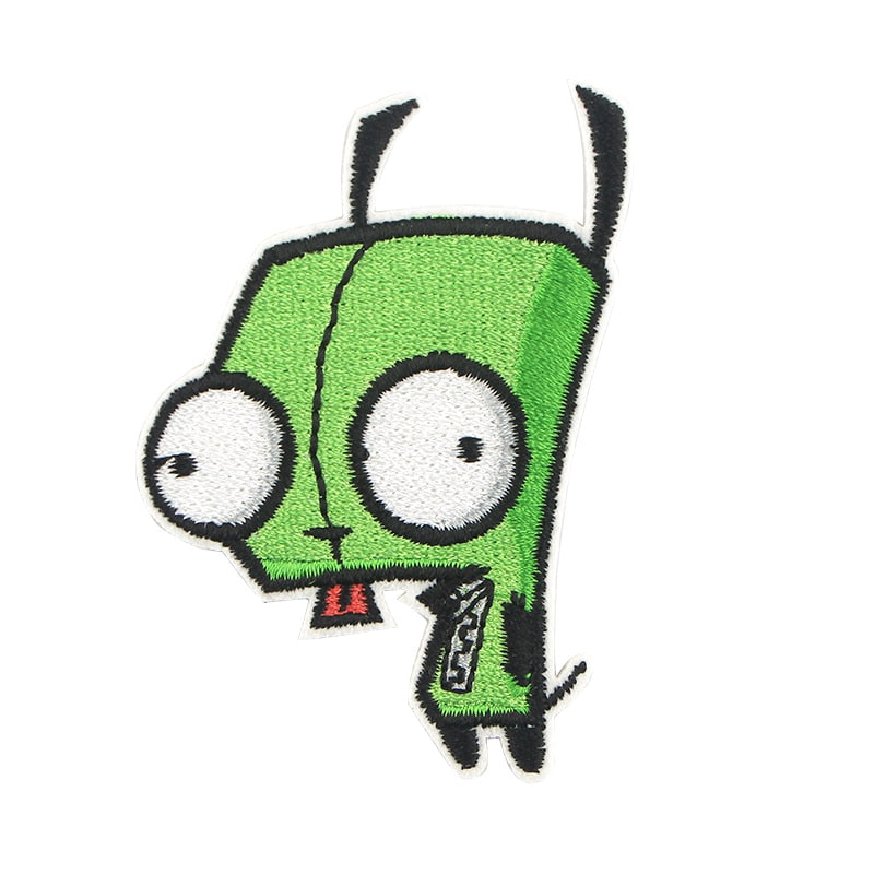 The Invader Zim 'GIR' Embroidered Patch – Little Patch Co