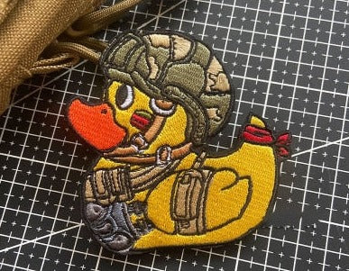 Cute Tactical Duck '2.0' Embroidered Patch – Little Patch Co