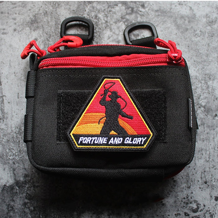 Indiana Jones 'Fortune and Glory' Embroidered Velcro Patch — Little ...