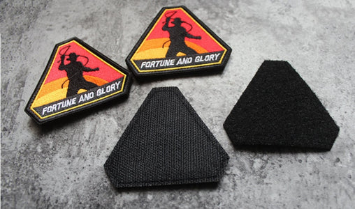 Indiana Jones 'Fortune and Glory' Embroidered Velcro Patch — Little ...