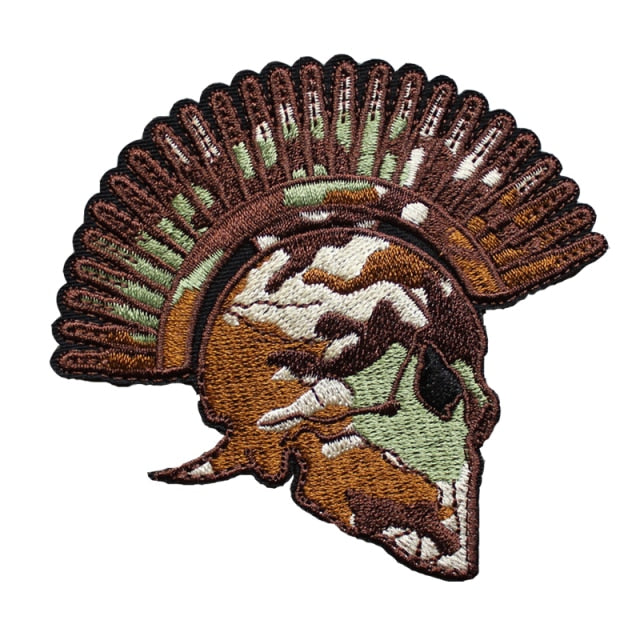 Spartan Embroidered Patches – Little Patch Co