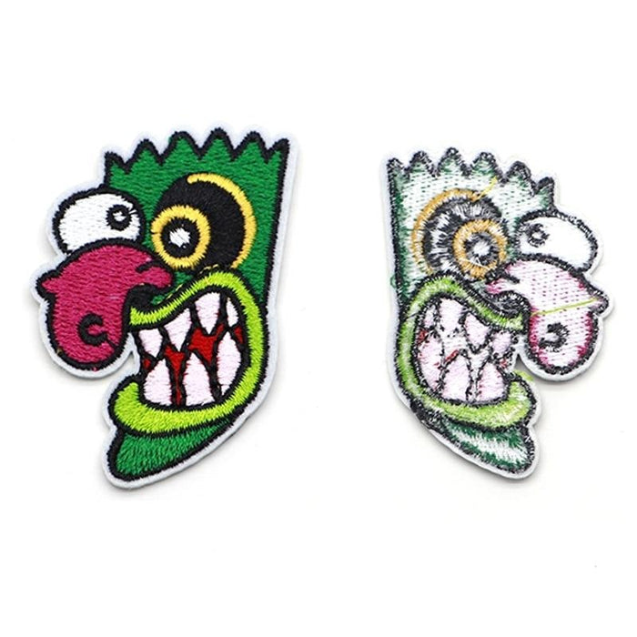 Courage the Cowardly Dog 'Ooga Booga Mask' Embroidered Patch — Little ...