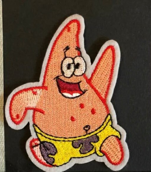 SpongeBob 'Patrick Star | Sliding' Embroidered Patch