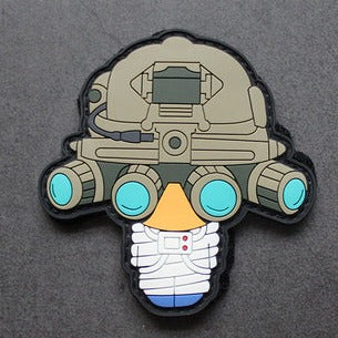 Helmet 'Night Vision' PVC Rubber Velcro Patch – Little Patch Co