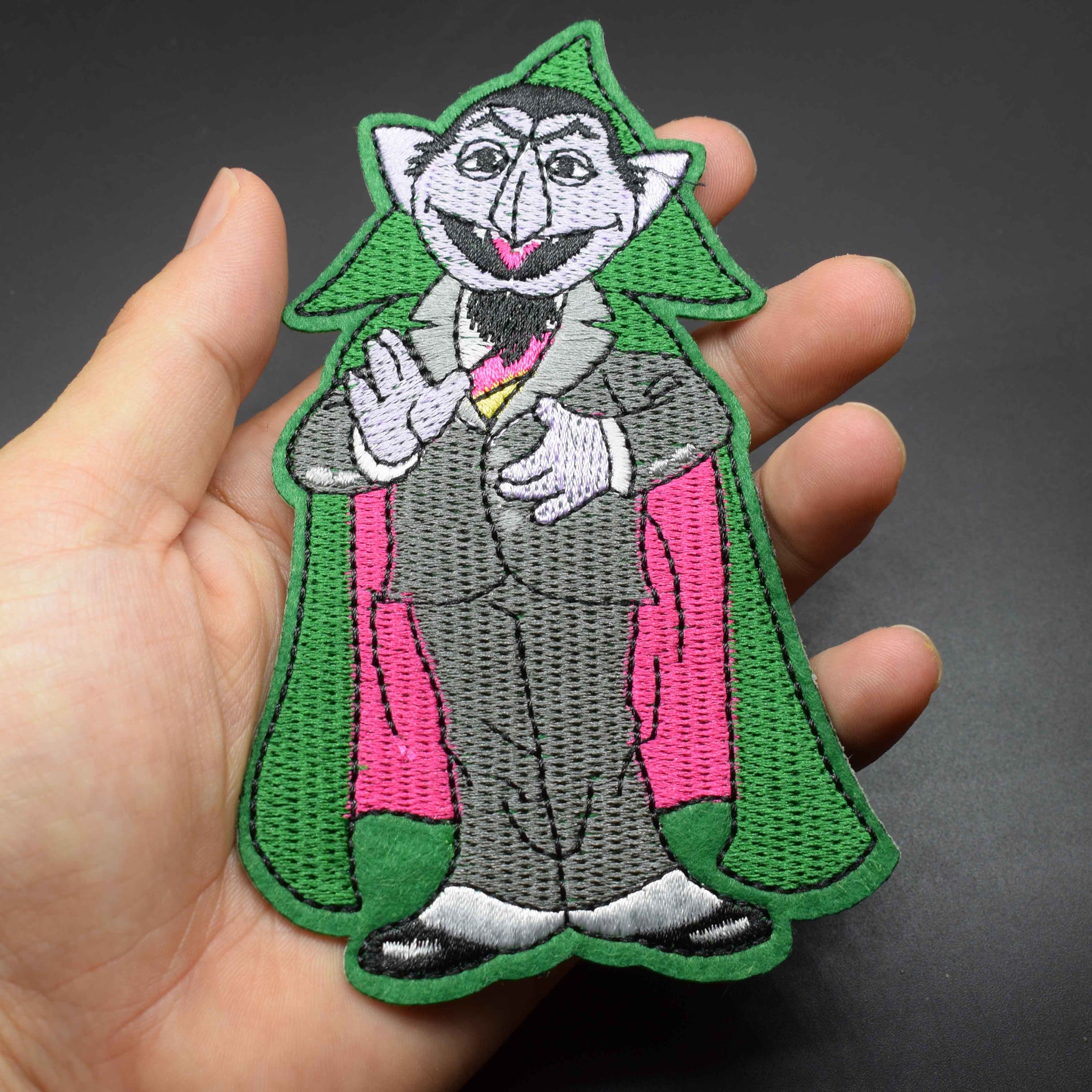 Sesame Street 'Count von Count | Vampire Muppet' Embroidered Patch ...